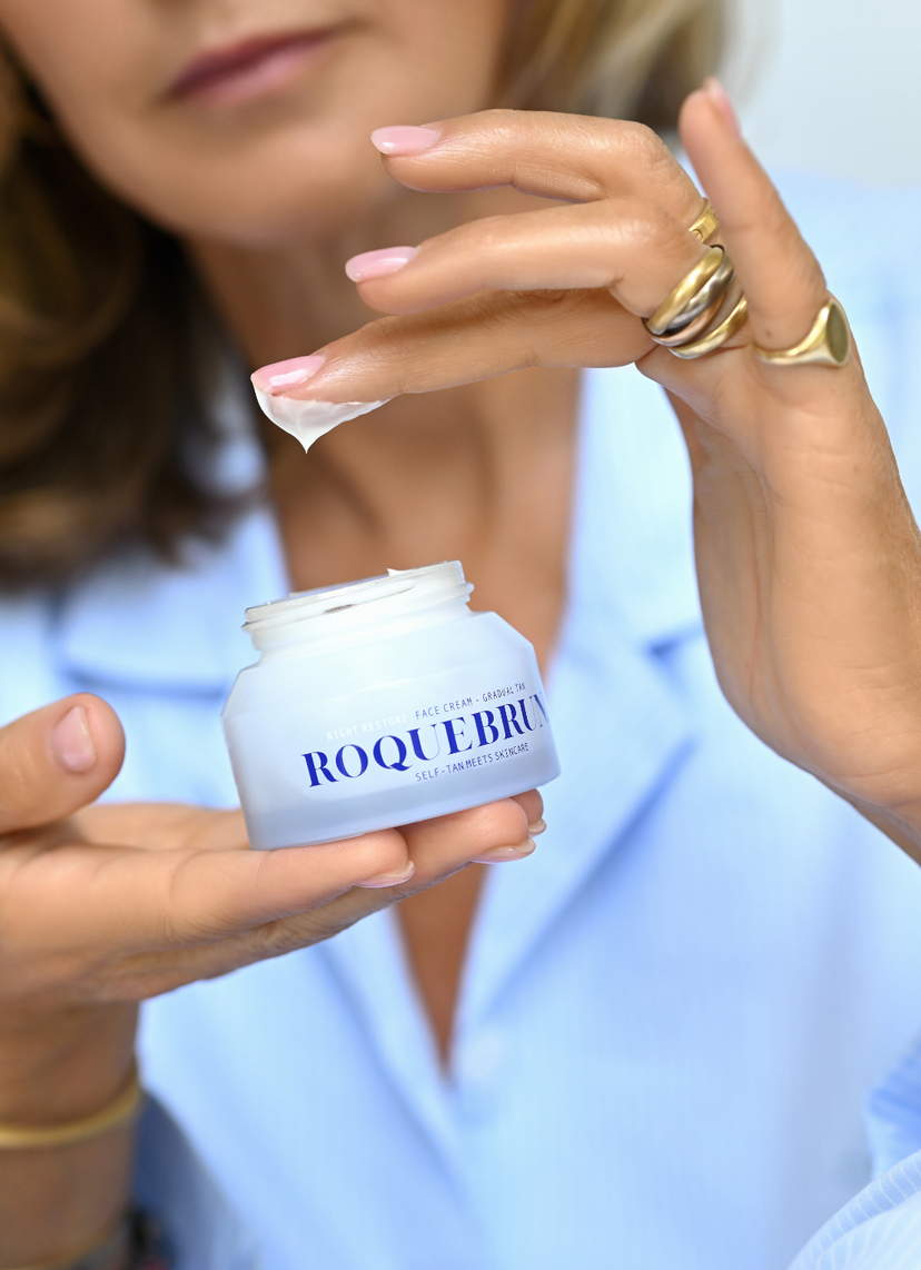 NIGHT RESTORE FACE CREAM GRADUAL TAN – ROQUEBRUN